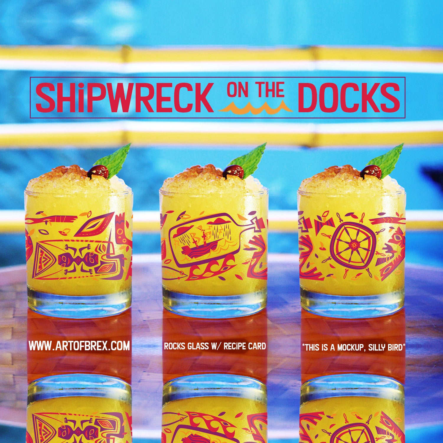 Rocks Glass: Shipwreck on the Docks | B-Rex